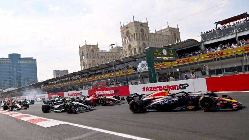 Baku starts paddock construction F1 Qatar Airways Azerbaijan Grand Prix ...