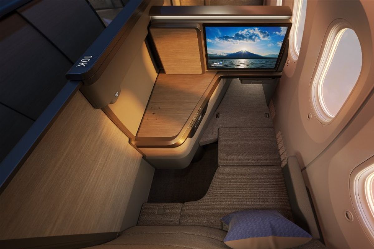 ANA Unveils The Room Business Class Seat. | Business Travel News