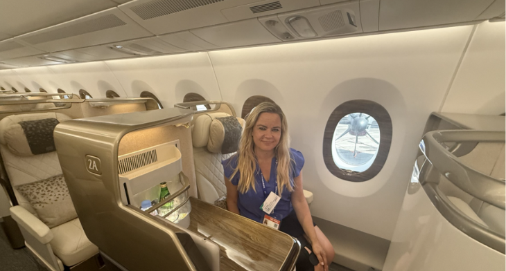 Emirates A350 Flies at Paris 2025. | Emirates Airlines