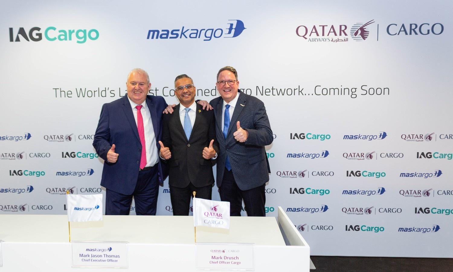 Qatar, IAG & MASkargo Form Global Air Cargo Alliance. | IAG