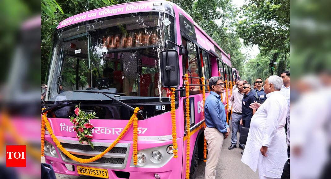 Nitish Kumar's Pink Buses: 80 New Vehicles for Women's Safe Travel in Patna