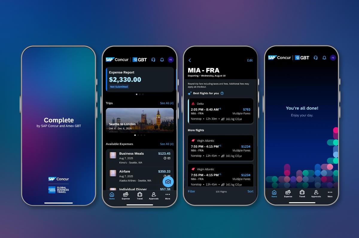 Amex GBT & SAP Concur Partner for Travel Expense Platform | Seamless ...
